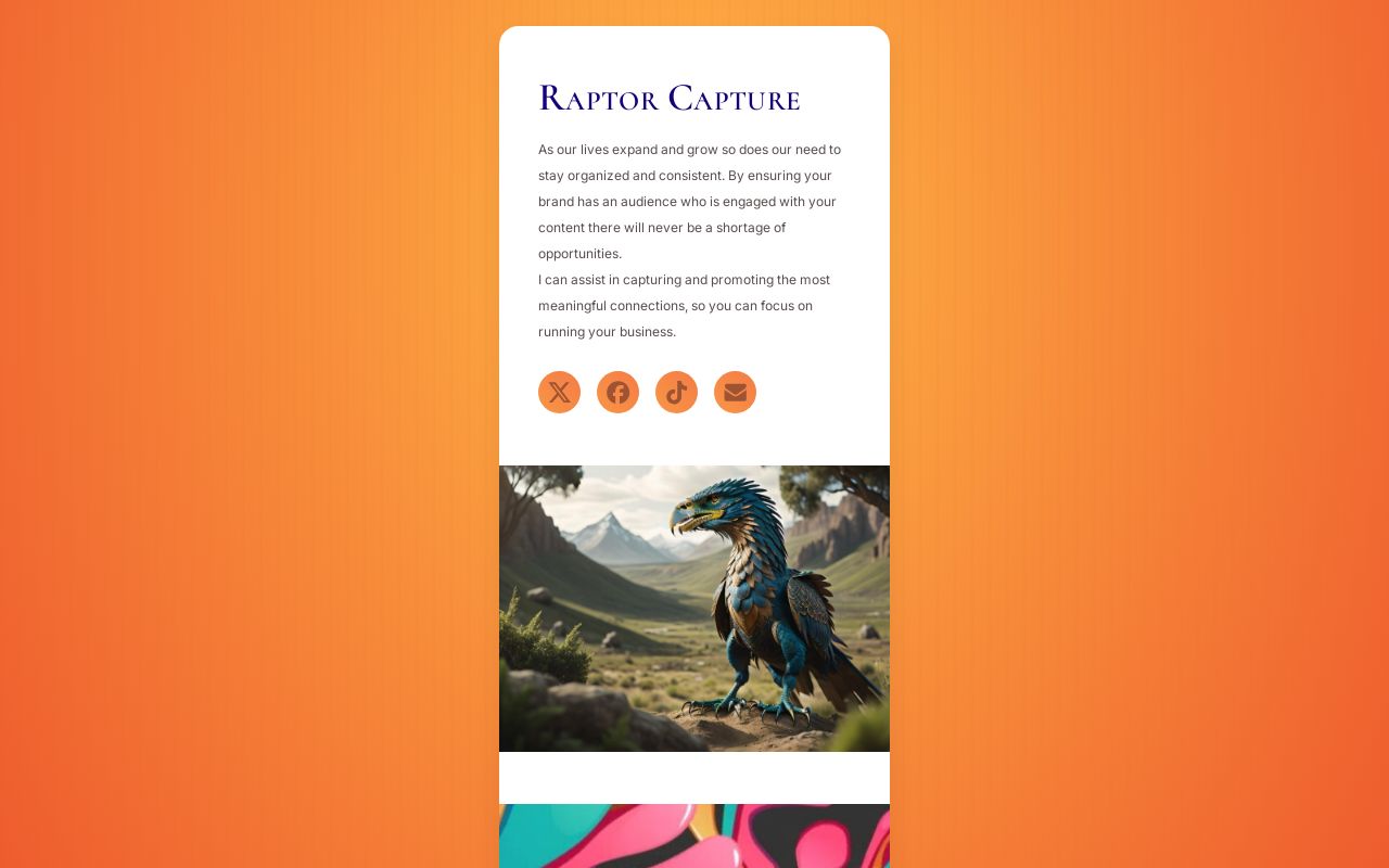 Welcome to Raptor Capture
